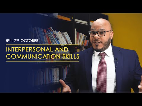 Interpersonal and Communication Skills