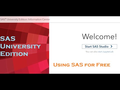 Get SAS for Free - University Edition Installation Tutorial