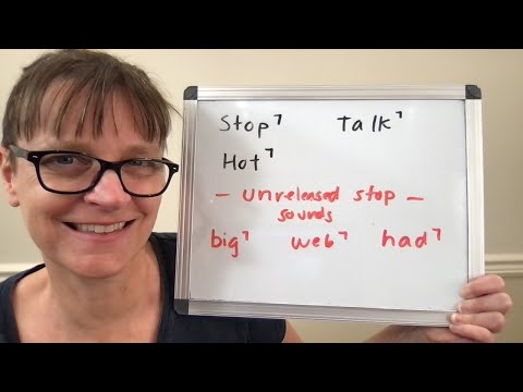 How to Say P, T, K, D, G, B at the Ends of Words in American English (Unreleased Stop Consonants)