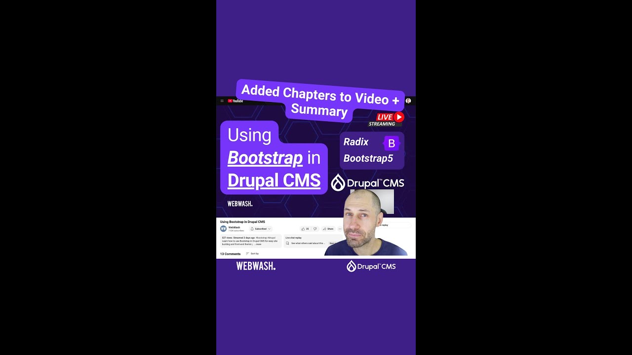 Summary: Using Bootstrap in Drupal CMS