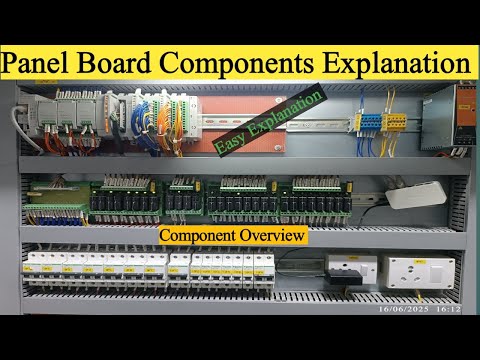 What’s Inside an Electrical Panel Board? | Full Breakdown with Siemens PLC & HMI. Panel Components.