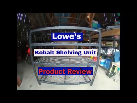 Lowe's Kobalt 4 Tier Shelving Unit | Product Review