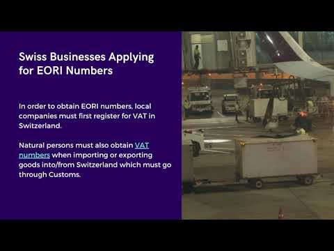 EORI Registration in Switzerland