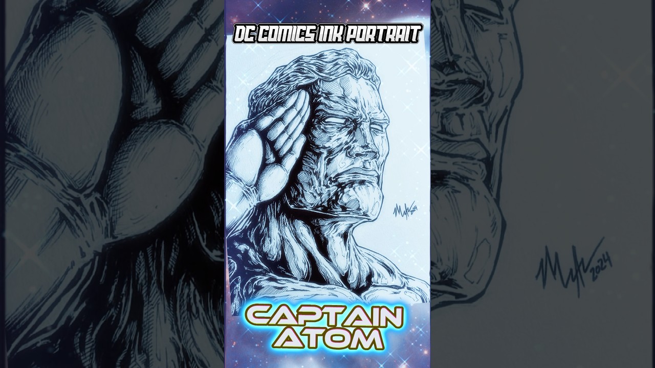Captain Atom #dccomics #inkdrawing