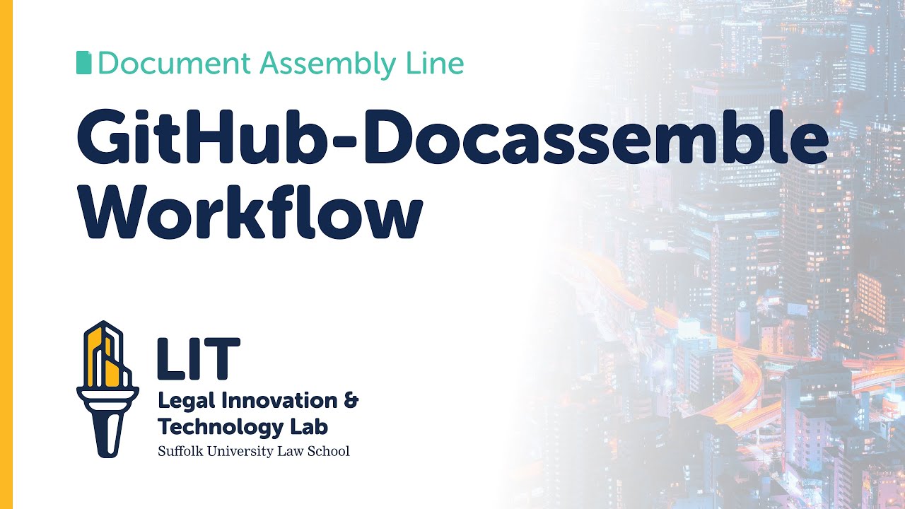 GitHub-Docassemble Workflow Workshop
