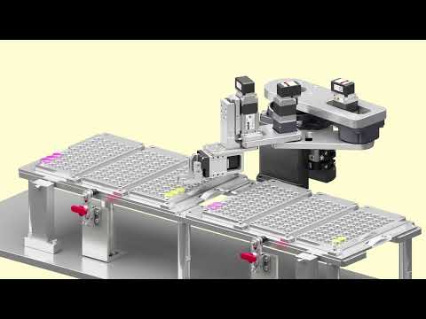 SCARA Robot built in-house using AlphaStep Family of Products.