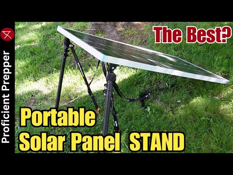 The BEST Portable Solar Panel Stand I've Seen!