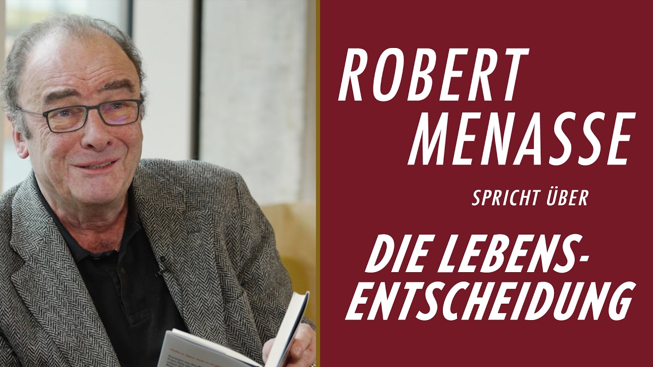 Robert Menasse über Die Lebensentscheidung. Video auf suhrkamp.de