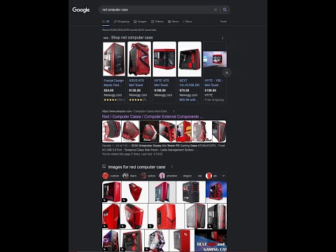 Red computer cases.