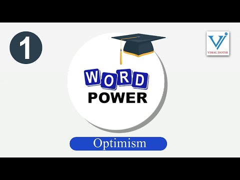 OPTIMISM | WORD POWER | Vimal Jyothi Publications