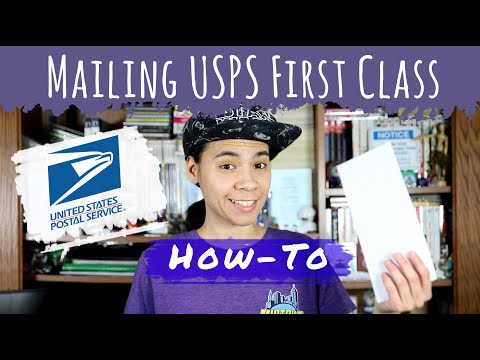 How To Mail USPS First Class Envelopes & Packages with Stamps
