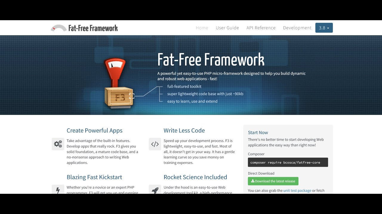 Fat Free Framework Installation