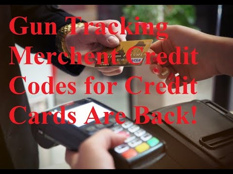 Gun tracking Merchant Category Codes for credit cards are back!!!