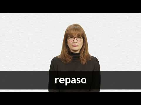 Traducción en inglés de “REPASO” | Collins Diccionario español-inglés