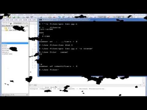 2(D) compiler design lex programming part 2