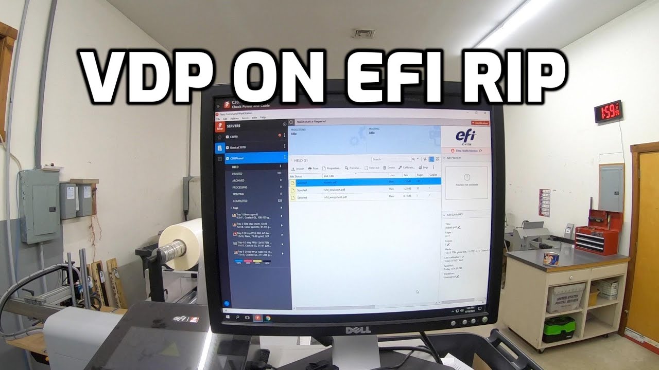 Variable Data Printing Using EFI Fiery RIP, Save Time and Money in Your Print Shop