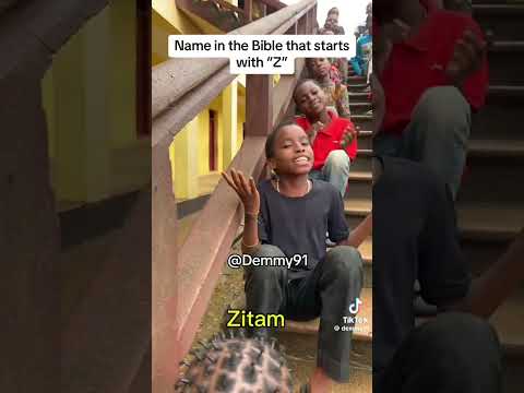 Name in the Bible that starts with Z