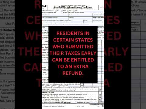 "IRS Alert: Millions of Early Filers Should Amend Their Tax Return - Here's Why!" #shorts