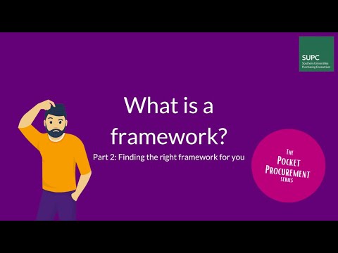 What is a Framework? Part 2: Finding the right framework for you