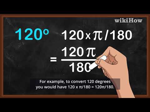 How to Convert Degrees to Radians