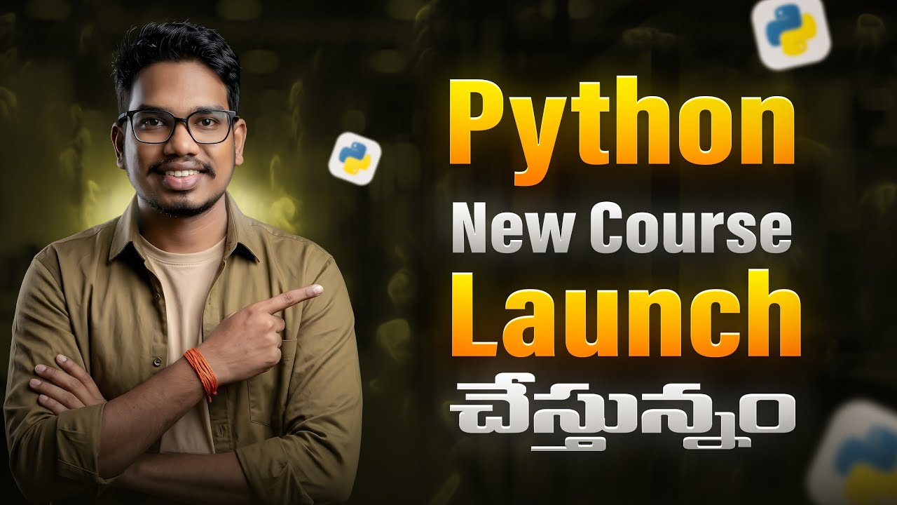 Python Live Batch in Telugu | Python Course in Telugu | Basic to Advanced Python Programming Telugu 