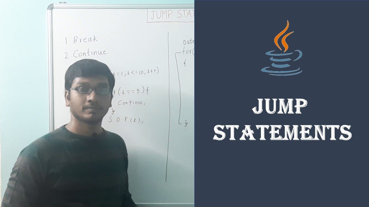 #10 Jump Statements  In Java | Break and Continue | Labelled For loop | Java Tutorial For Beginners