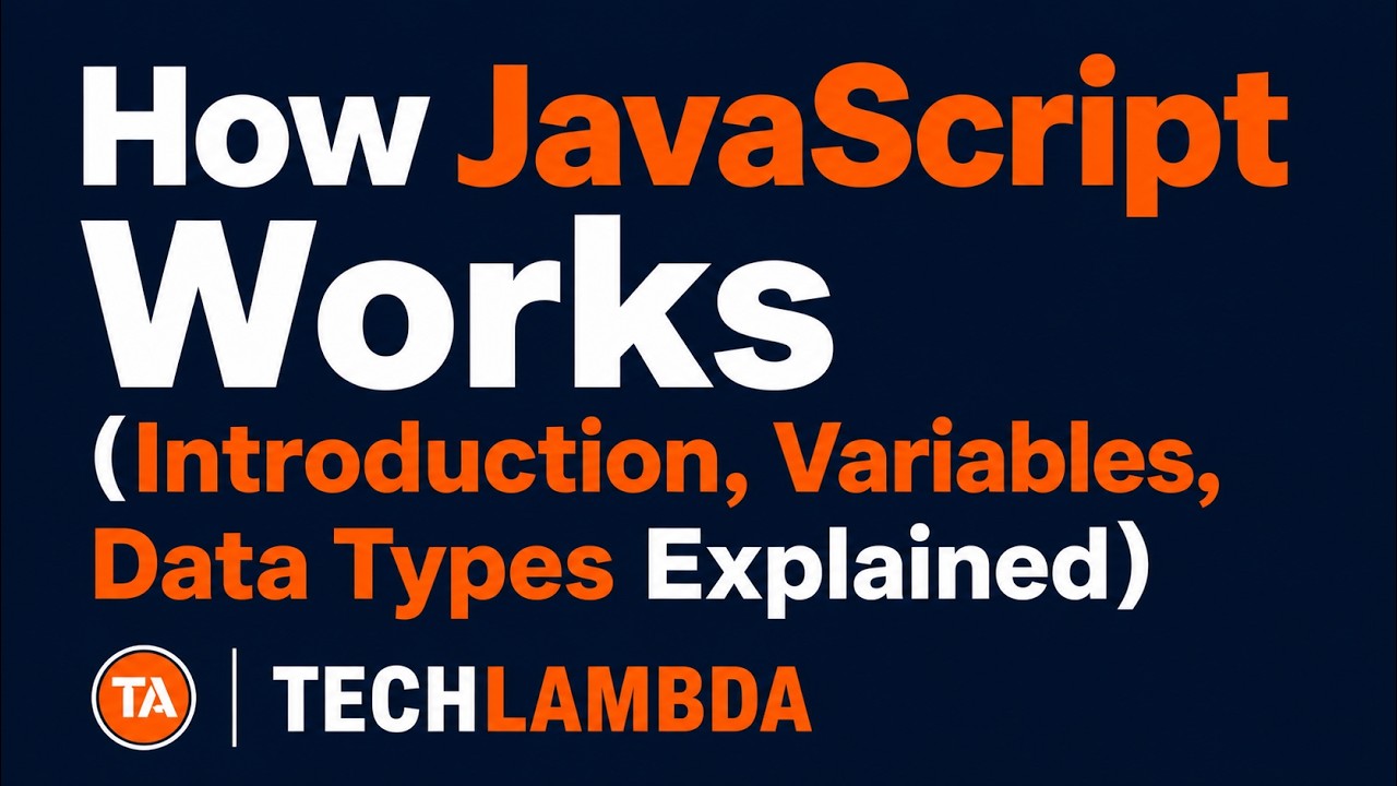 JavaScript Masterclass | Introduction, Variables and Data Types