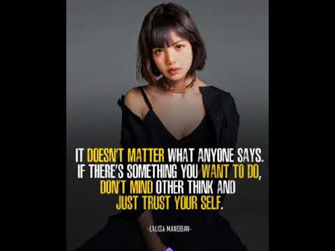 Blackpink Lisa's motivational quotes in english 🔥#motivation #shorts