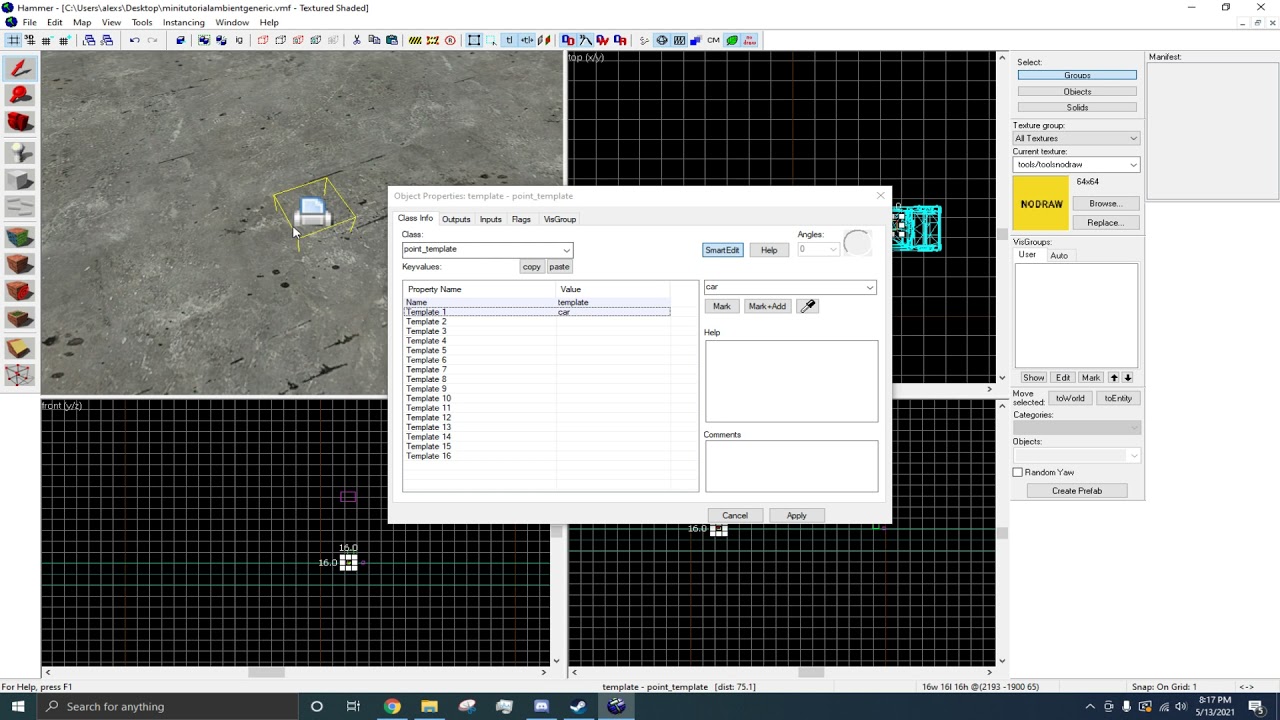Hammer Mini Tutorial, 