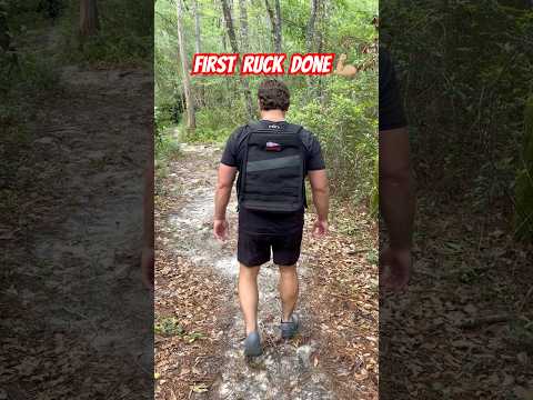 First Ruck Done with The New Ruck Backpack💯#rucking #fitness #workout #workoutmotivation #health