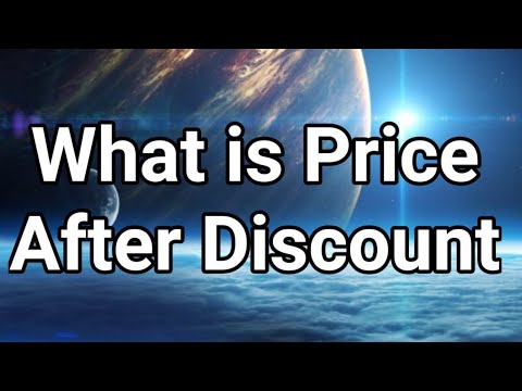 What is Price After Discount. Urdu/ English