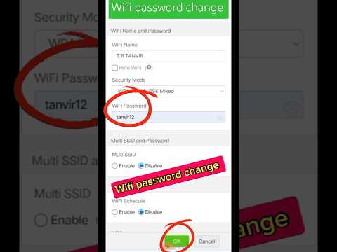 Wifi password change . How to wifi password change #wifi #password