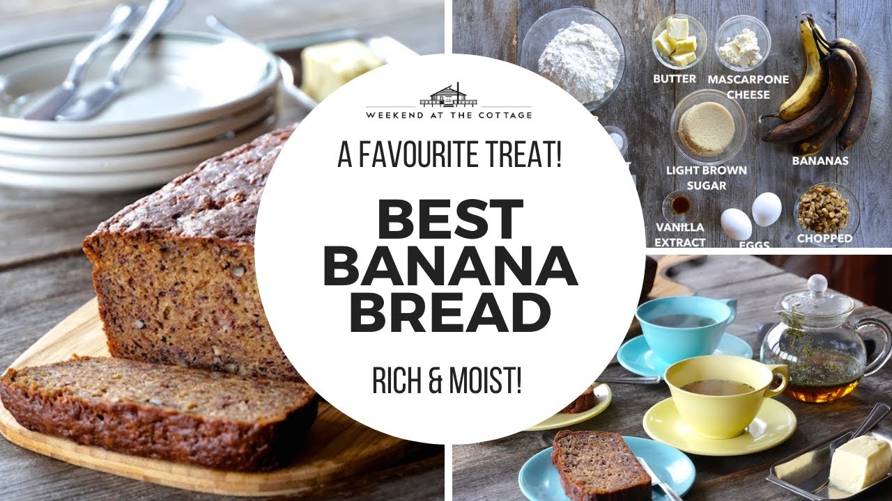 BEST BANANA BREAD RECIPE - World's Best! Super Moist!