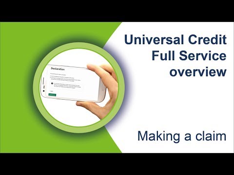 How to make a claim (Universal Credit full service)