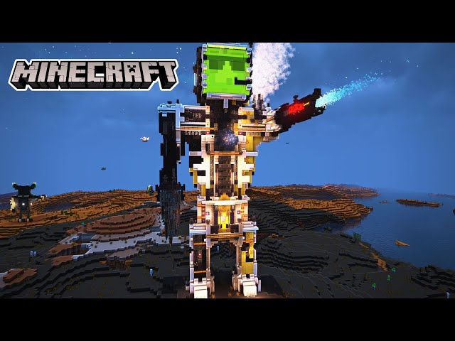 Cyberpunk Slime Mech with Exosuit Minecraft Map