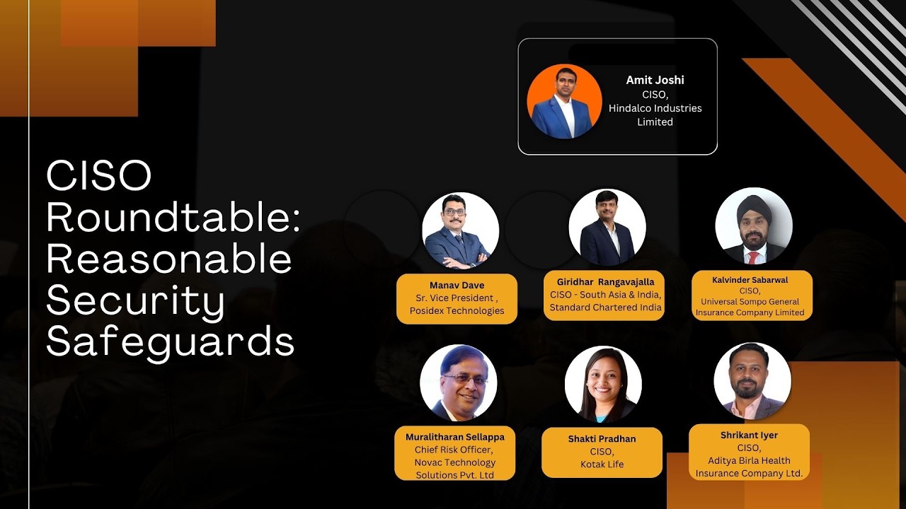 CISO Roundtable: Reasonable Security Safeguards | Top CISOs on Cybersecurity & Risk