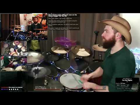 VOD: Hank Williams, Jr. - I've Got Rights | Drum Stream Song Requests