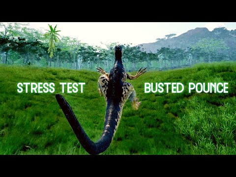 New utahraptor pounce is BUSTED - STRESS TEST - Update 5 - The Isle Evrima - Utah