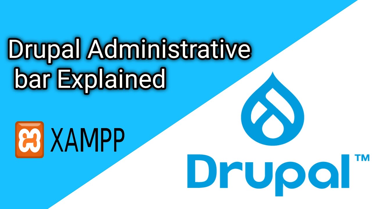 Drupal Administrative bar Explained | Drupal Tutorial #2