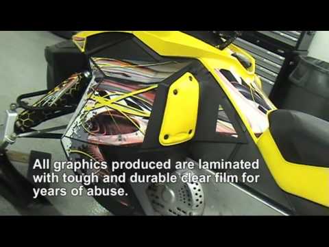 Auto Trim DESIGN Graphic Kit 1 for Ski-Doo MX Z Snowmobile