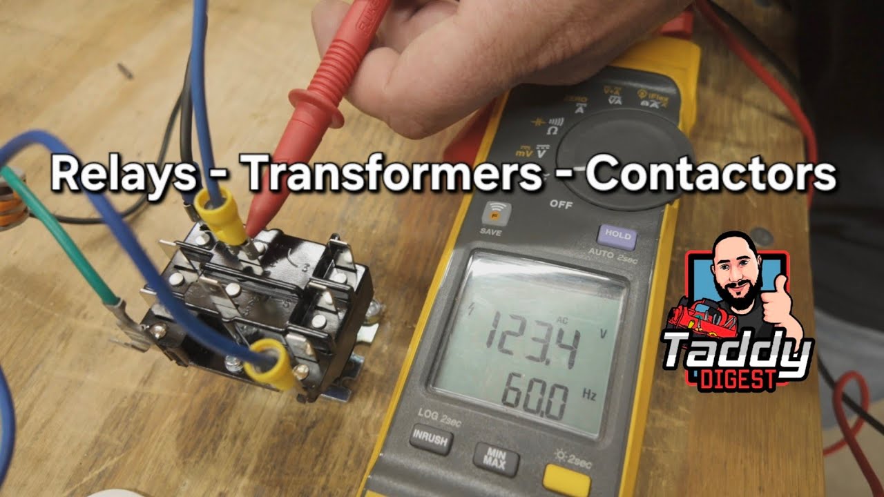 How to Test HVAC Relays, Contactors, and Transformers (Multimeter Tutorial for Techs)
