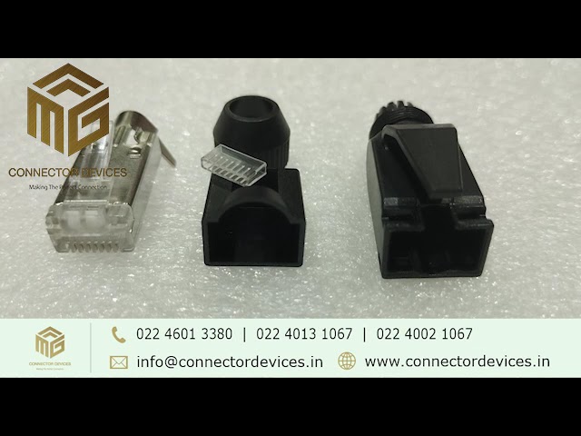 Telephone & Ethernet Connector - Rj45 Female Socket With Led Trader ...