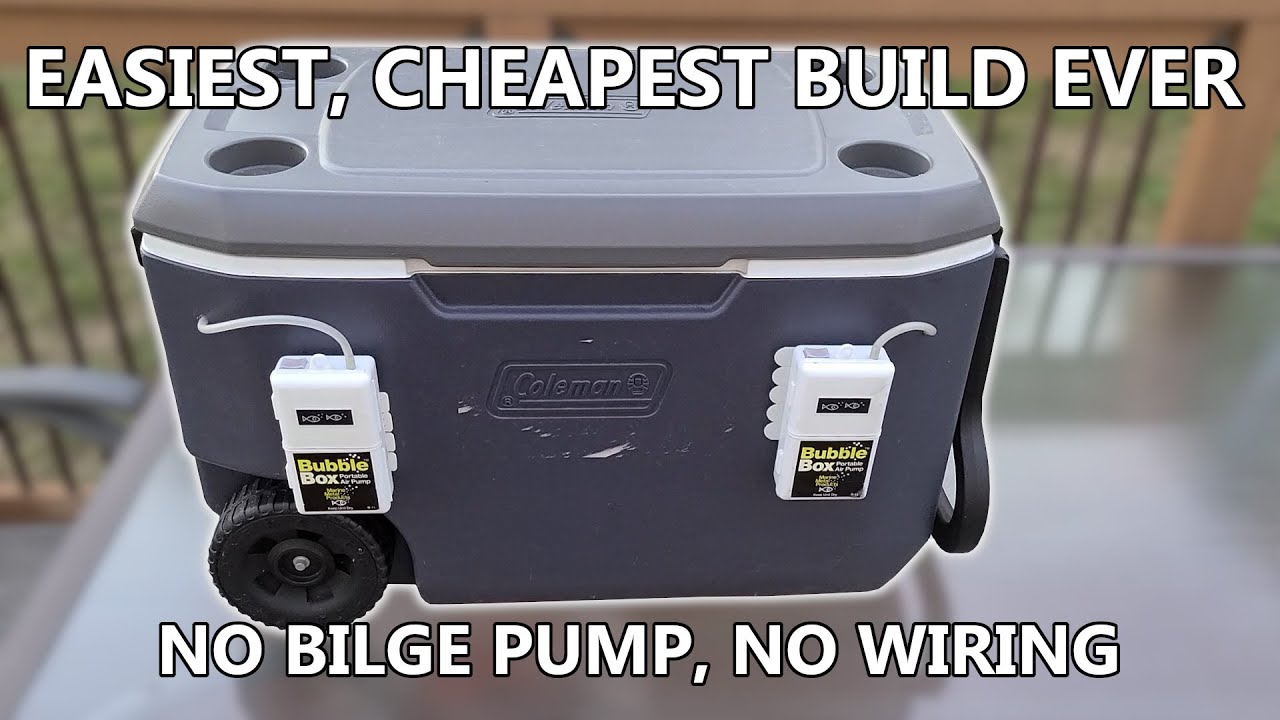Cheapest, Easiest DIY Cooler Livewell Ever