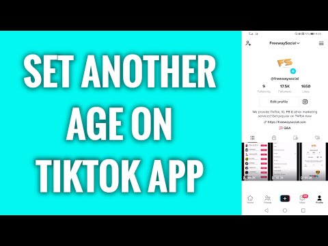 How To Set Another Age On TikTok App