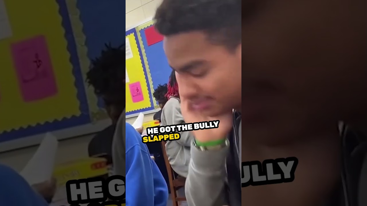 This classroom was shocked at what happened to this bully 😅