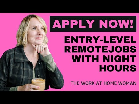 Work From Home Night Jobs No Experience Needed