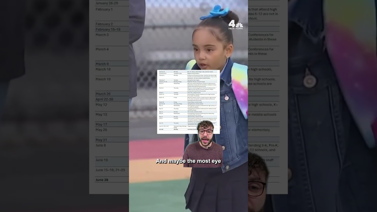 What's changed? NYC schools calendar released for 2026-27 | NBC New York