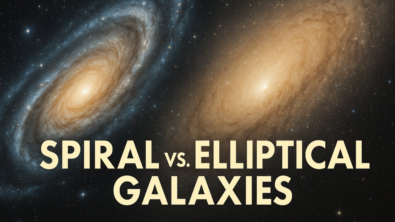 🔭 Spiral vs. Elliptical Galaxies: What's the Difference?