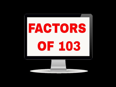 Factors of 103