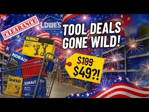 Lowe's 4th of July DEALS ARE INSANE! 🔥 DON'T MISS These Tool & Appliance Sales!